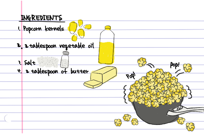 “3 Super Easy Steps to Make Homemade Popcorn” 3 วิธีง่ายแสนง่ายในการทำ ...