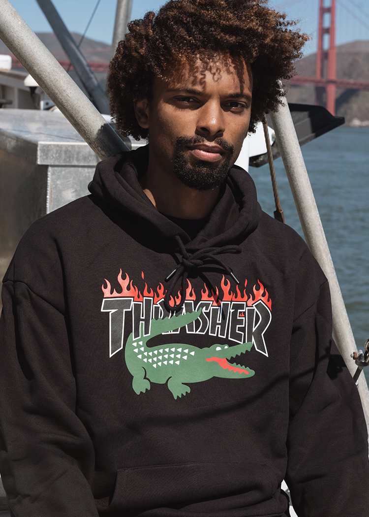 Lacoste X Thrasher เพิ่มความร้อนแรงบนลานสเกตให้กับลุคนักสเกตด้วย ดีไซน์ที่ได้แรงบันดาลใจจากนัก ...