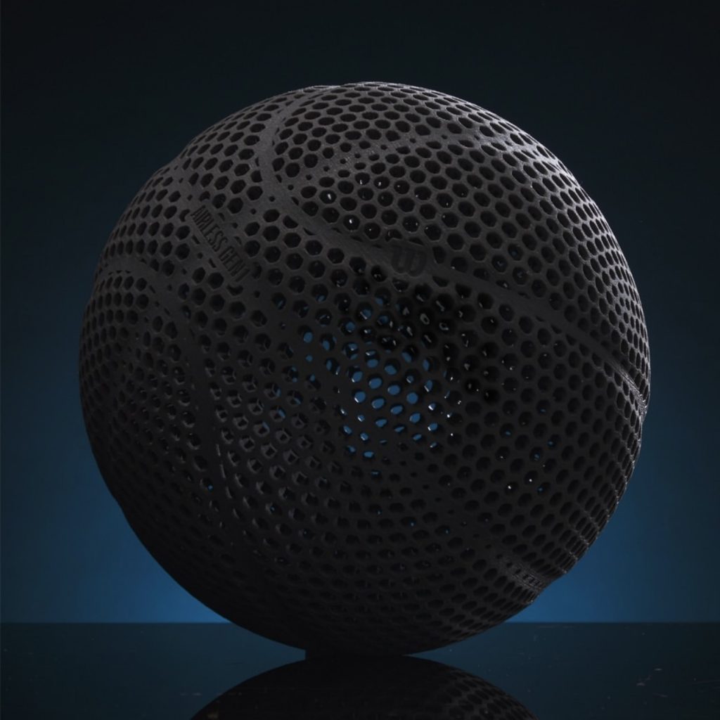 Wilson "Airless Gen 1" ลูกบาสเกตบอล ไม่ต้องใช้ลม ที่ผลิตโดยใช้เทคโนโลยี ...
