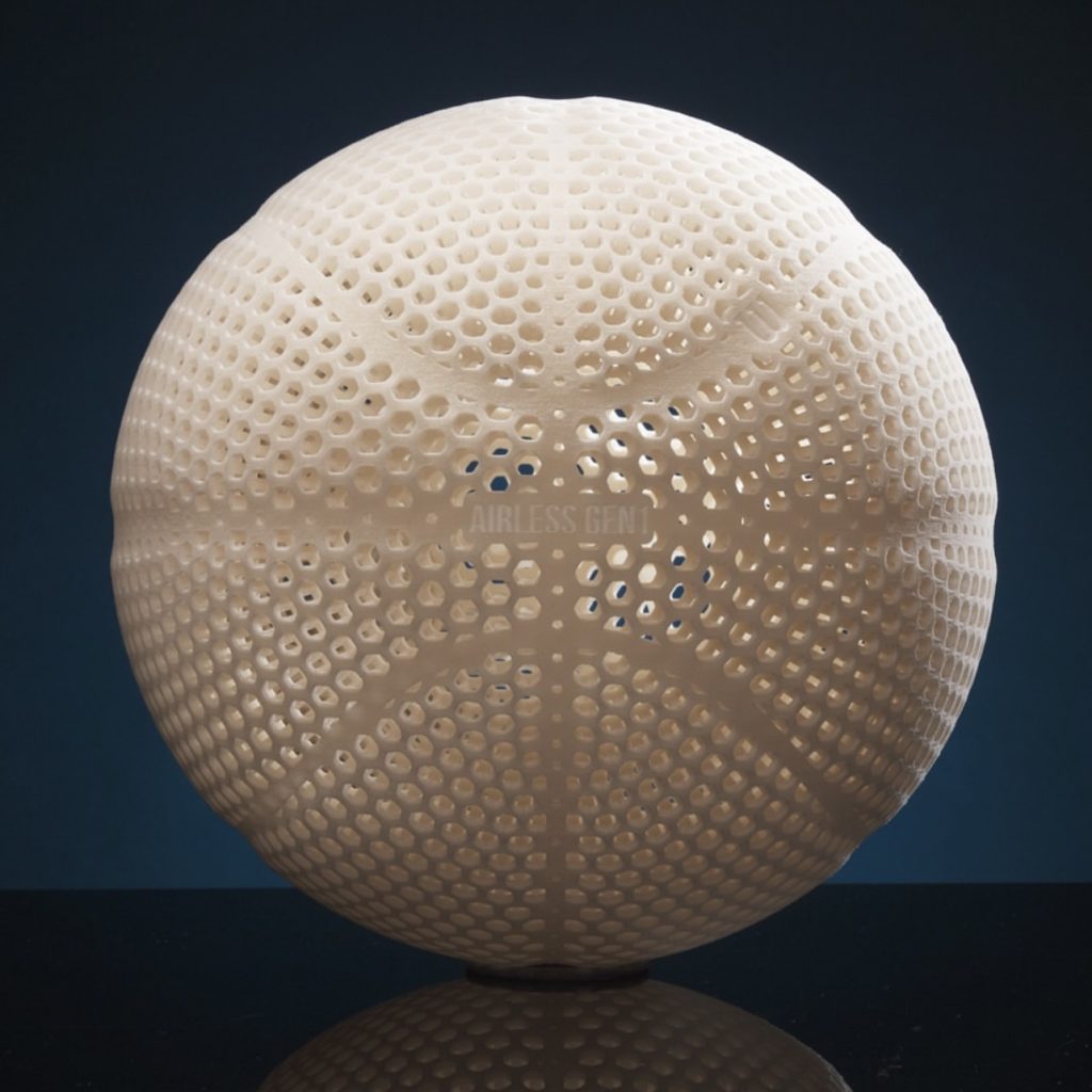 Wilson "Airless Gen 1" ลูกบาสเกตบอล ไม่ต้องใช้ลม ที่ผลิตโดยใช้เทคโนโลยี ...